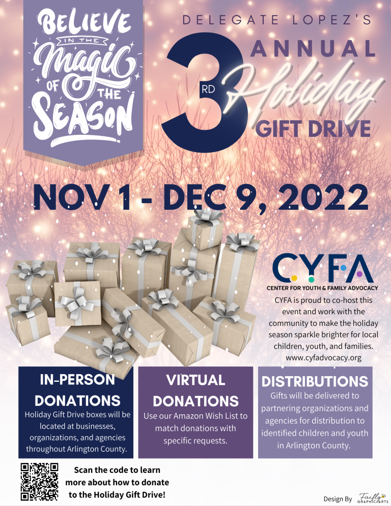 Holiday Gift Drive – Center for Youth and Family Advocacy