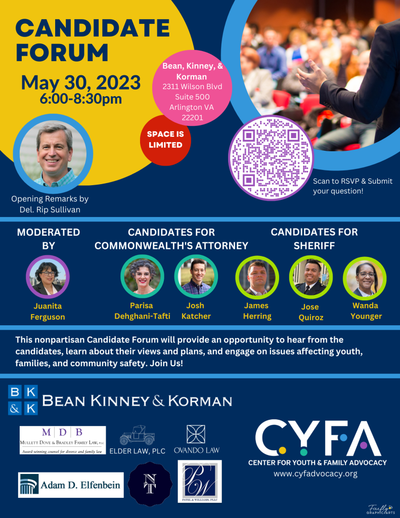 Candidate Forum – Center for Youth and Family Advocacy
