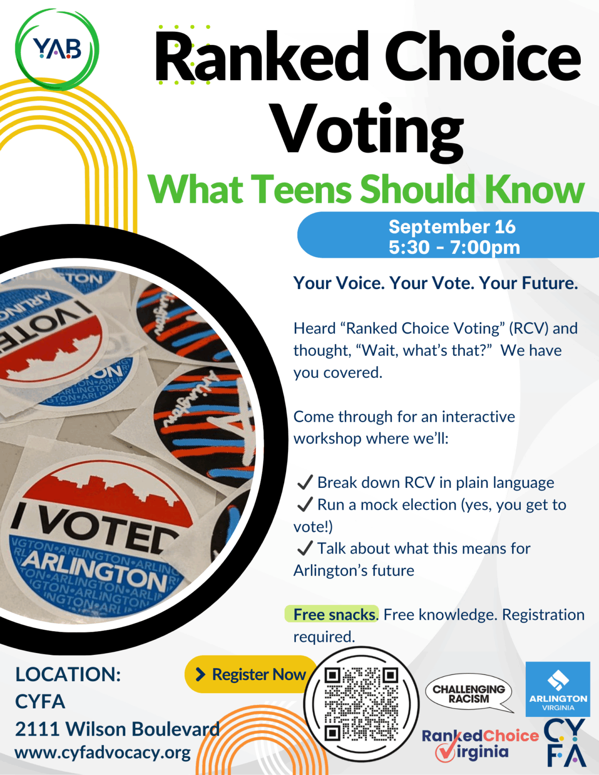 Ranked Choice Voting Workshop – Center for Youth and Family Advocacy