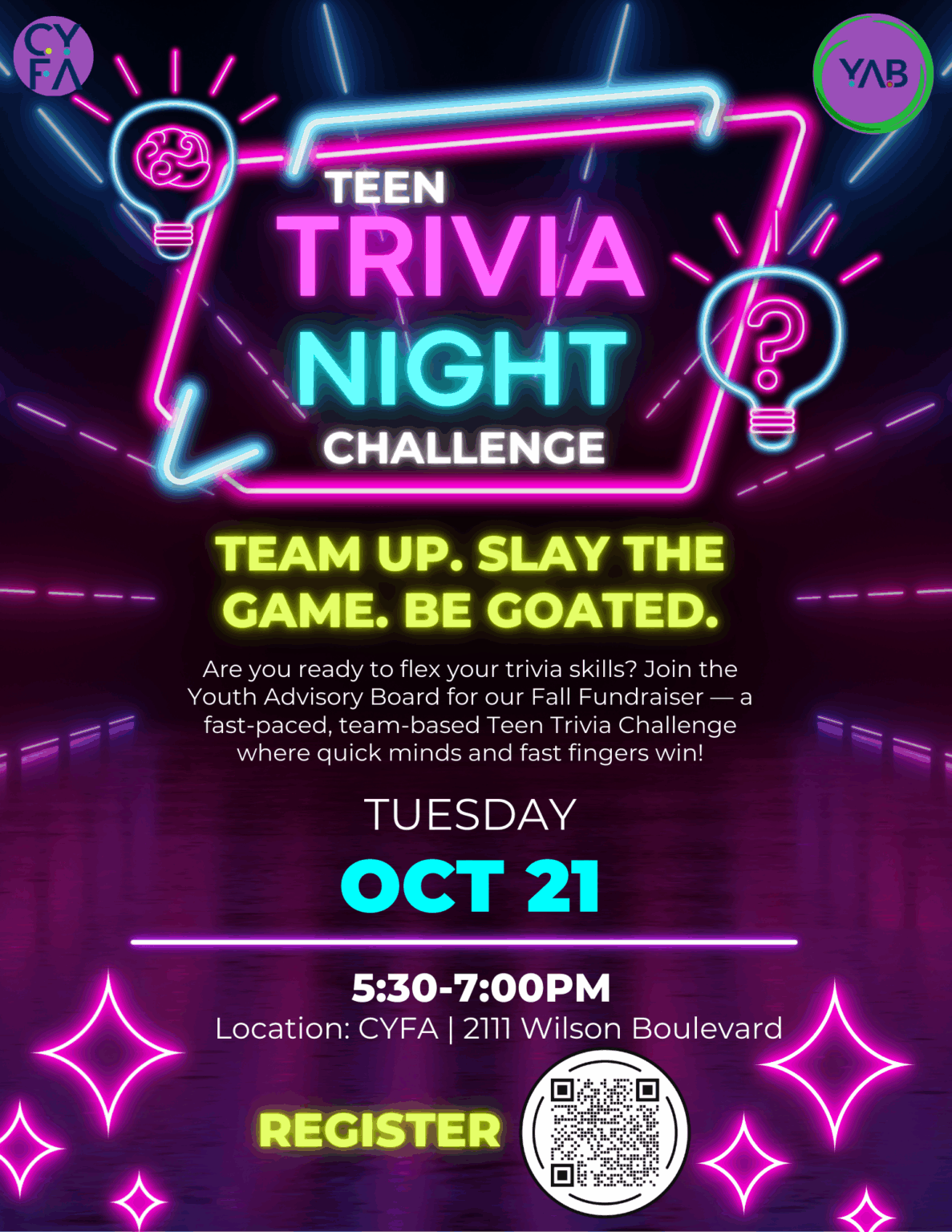 Teen Trivia Challenge – Center for Youth and Family Advocacy